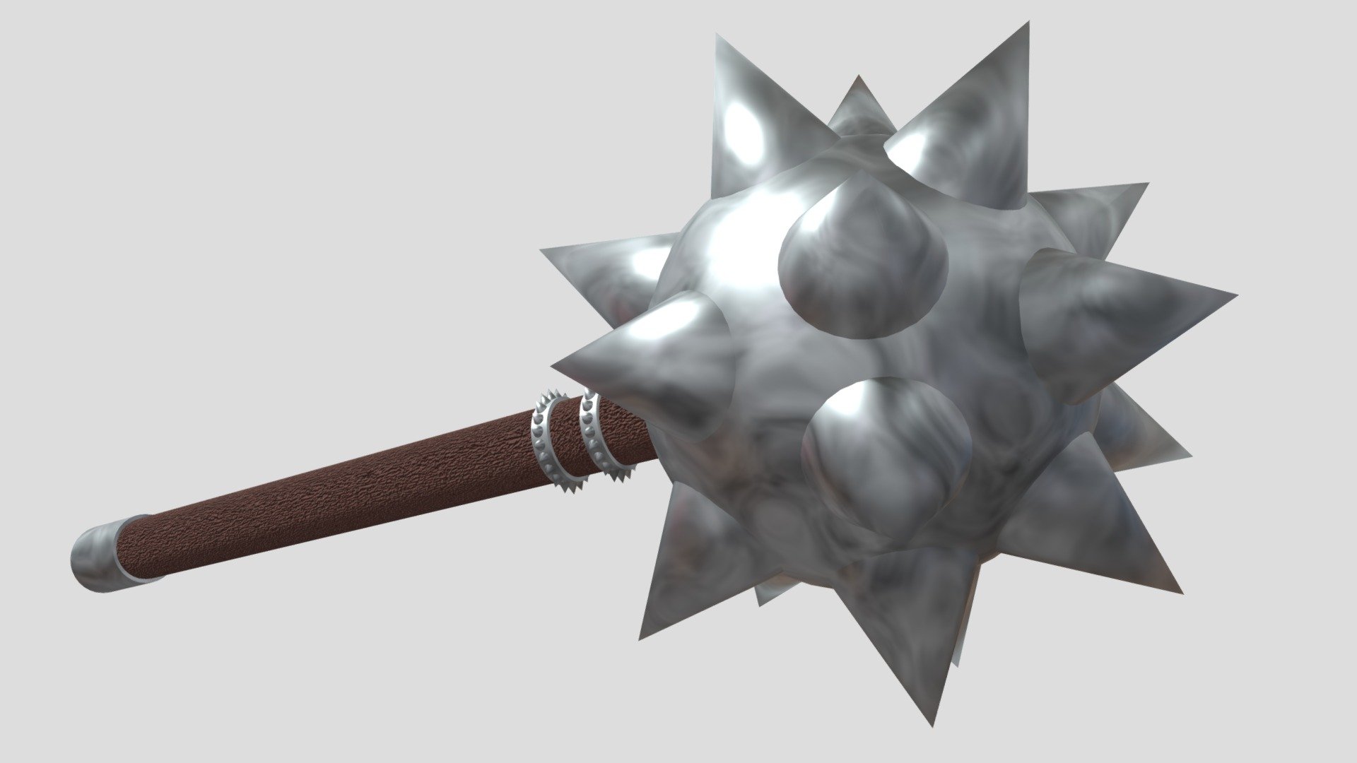 Low Poly Medieval Mace - Download Free 3D model by Bim44 [a48fd55 ...