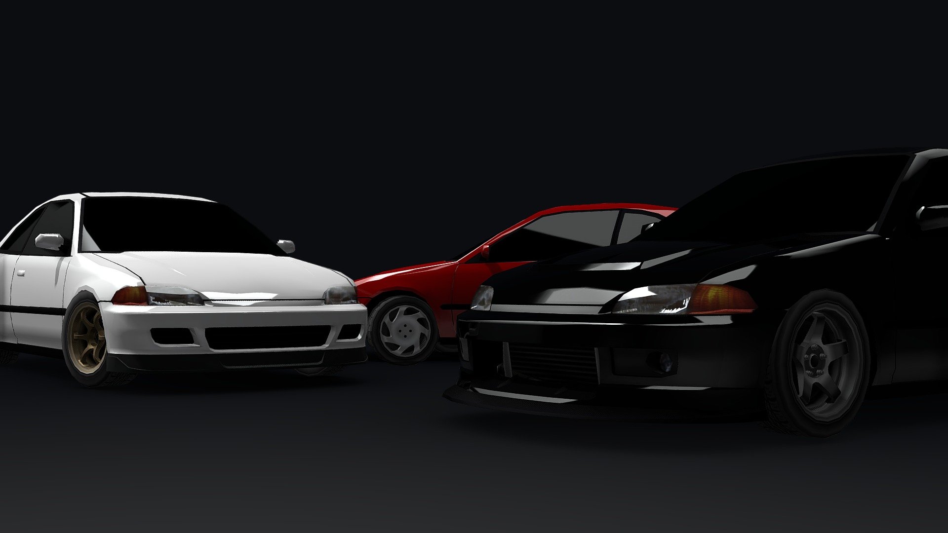 FREE Honda Civic EJ1 Stock And Modified Version - Download Free 3D ...