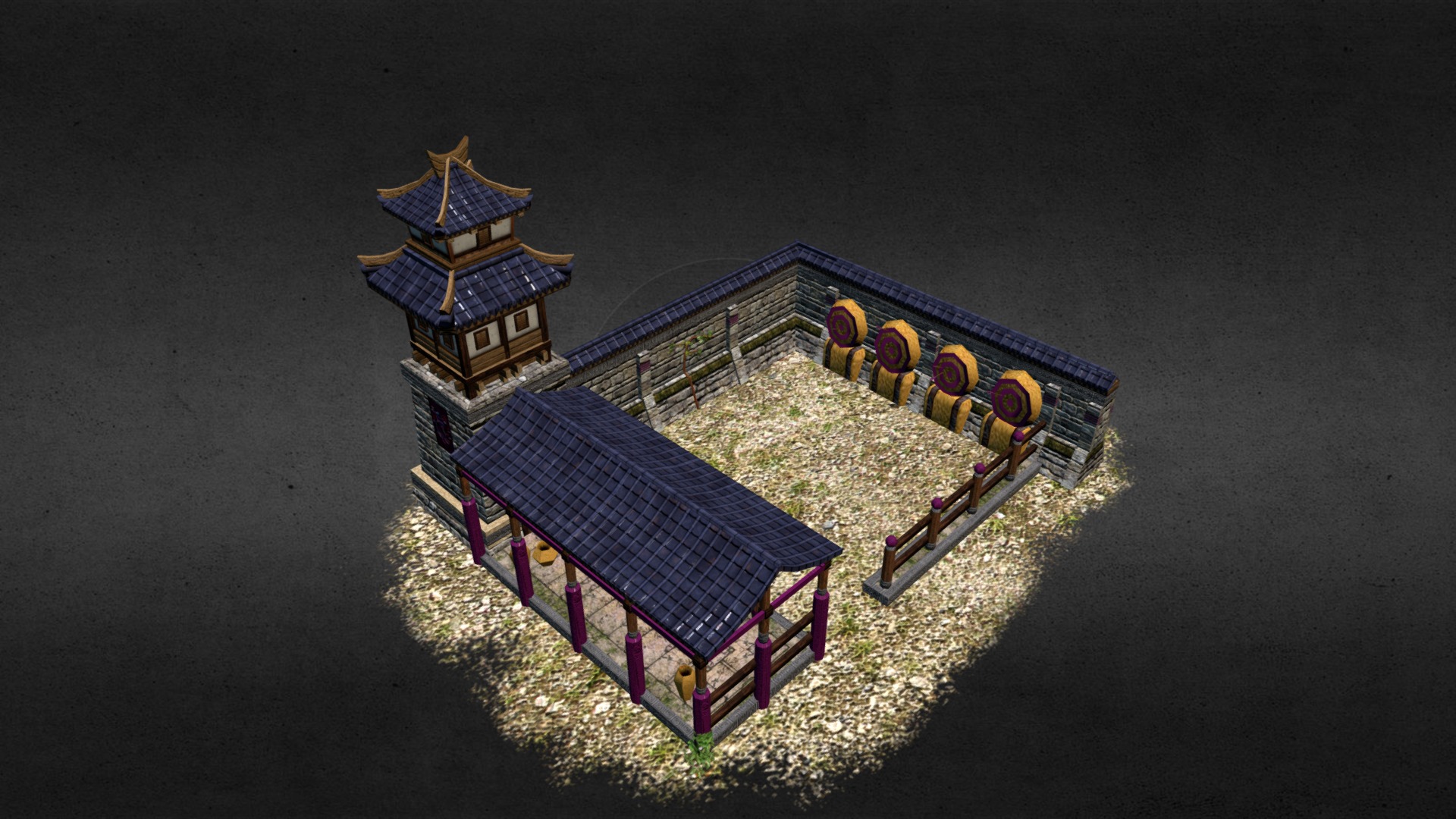 Han Dynasty Shooting range - 3D model by Stanislas Dolcini ...