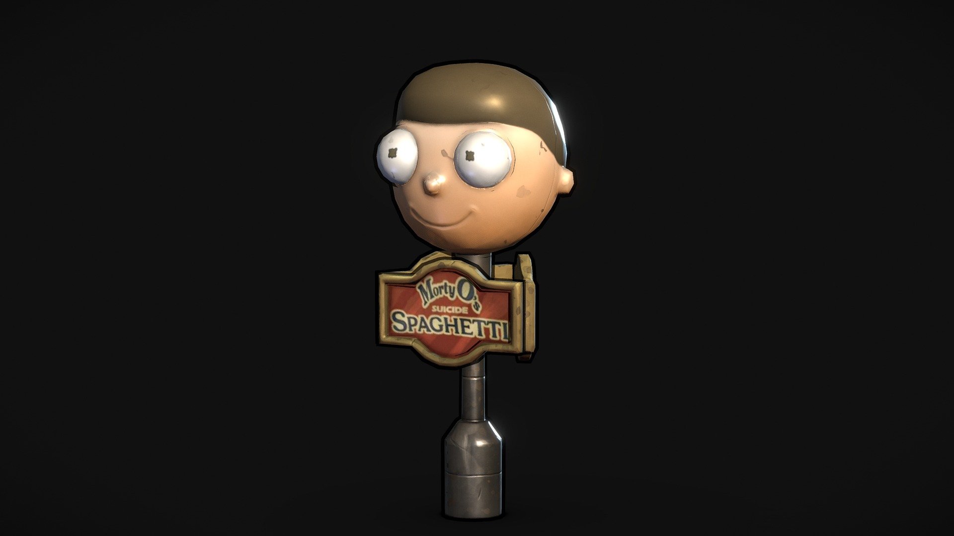 Mortyo's Ethical Spaghetti Sign - Download Free 3D model by Batuhan13 ...