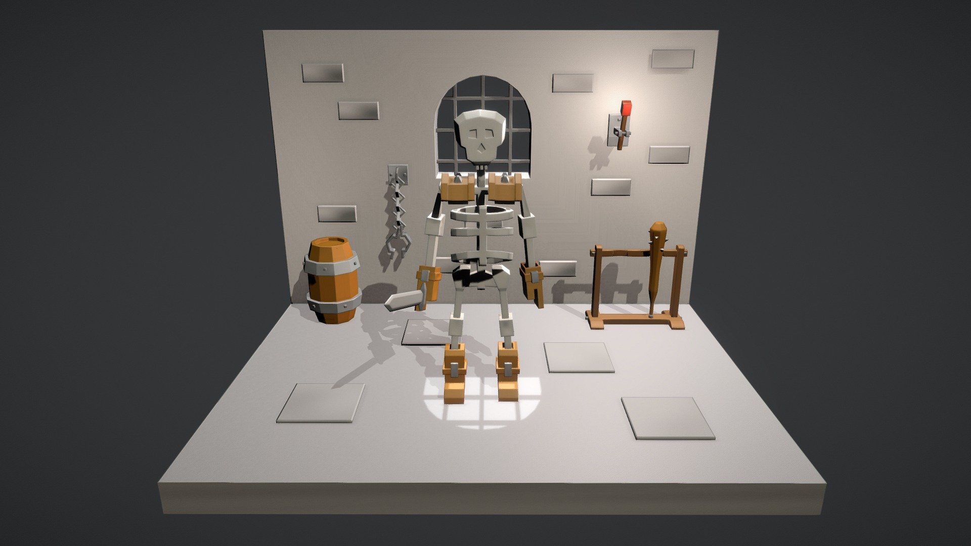 Low Poly Skeleton - Download Free 3D model by Maksim Batyrev (@c3posw01 ...