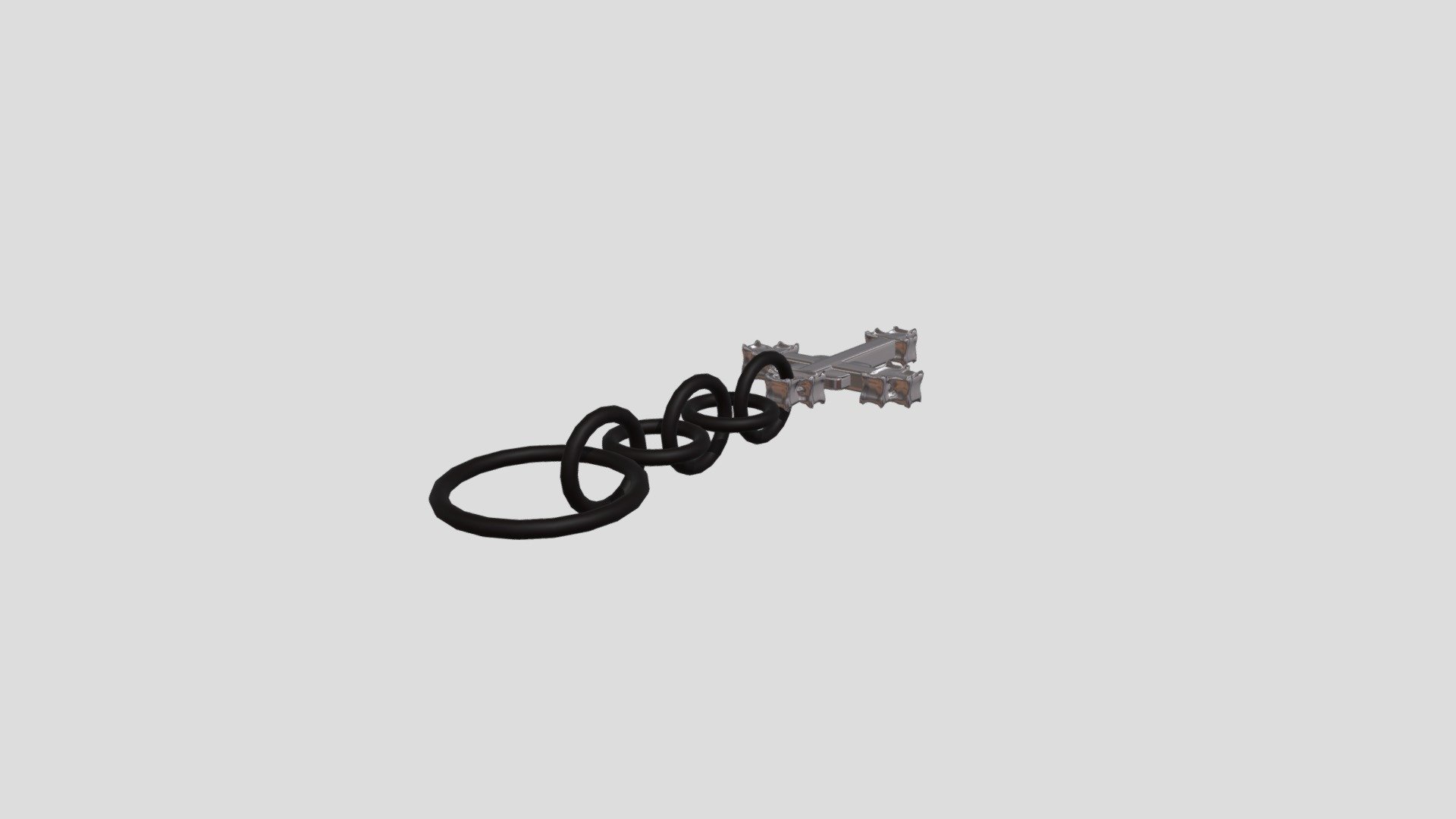 cross keychain - Download Free 3D model by nkd3 [a49655b] - Sketchfab