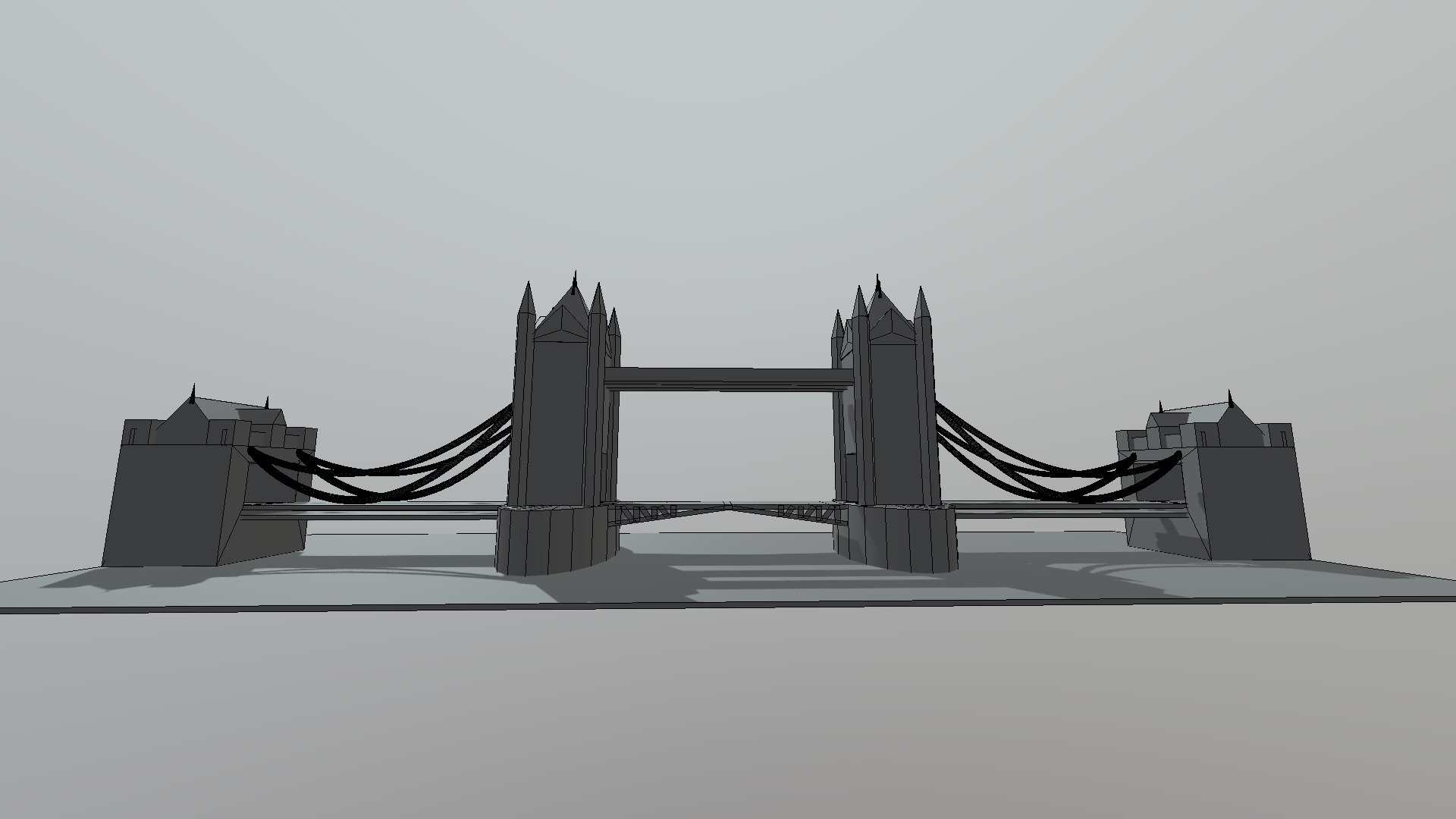 Tower Bridge - 3D model by jakebarrett [a4968ef] - Sketchfab