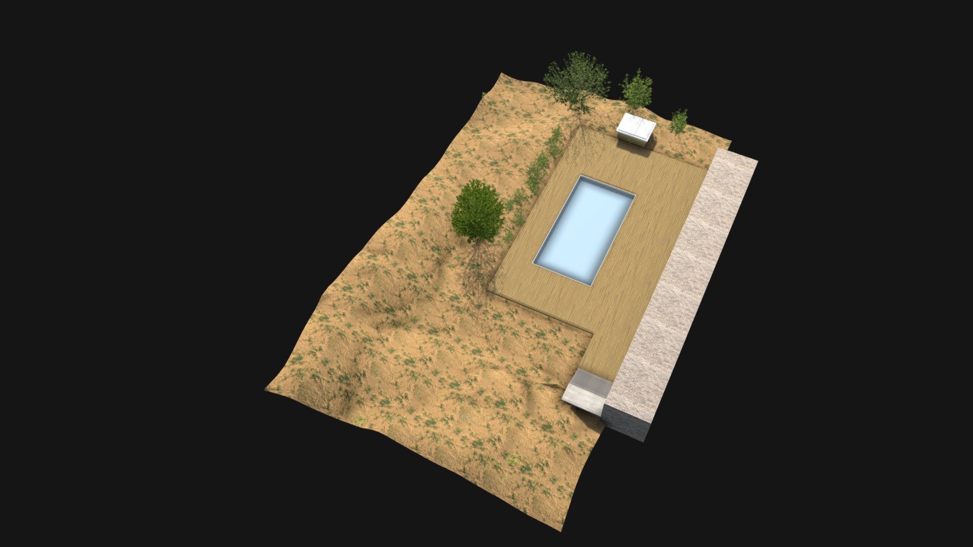 PISCINE - 3D model by benjamin.ht [a497bb5] - Sketchfab