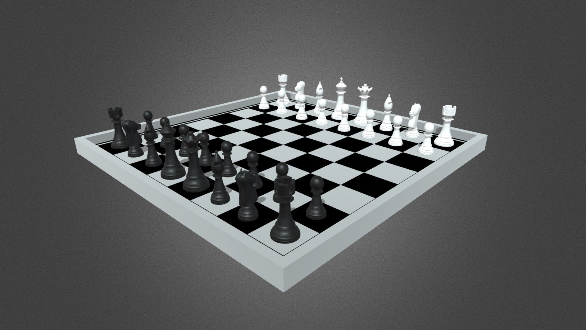 Chess - 3D model by bilbag [a498608] - Sketchfab