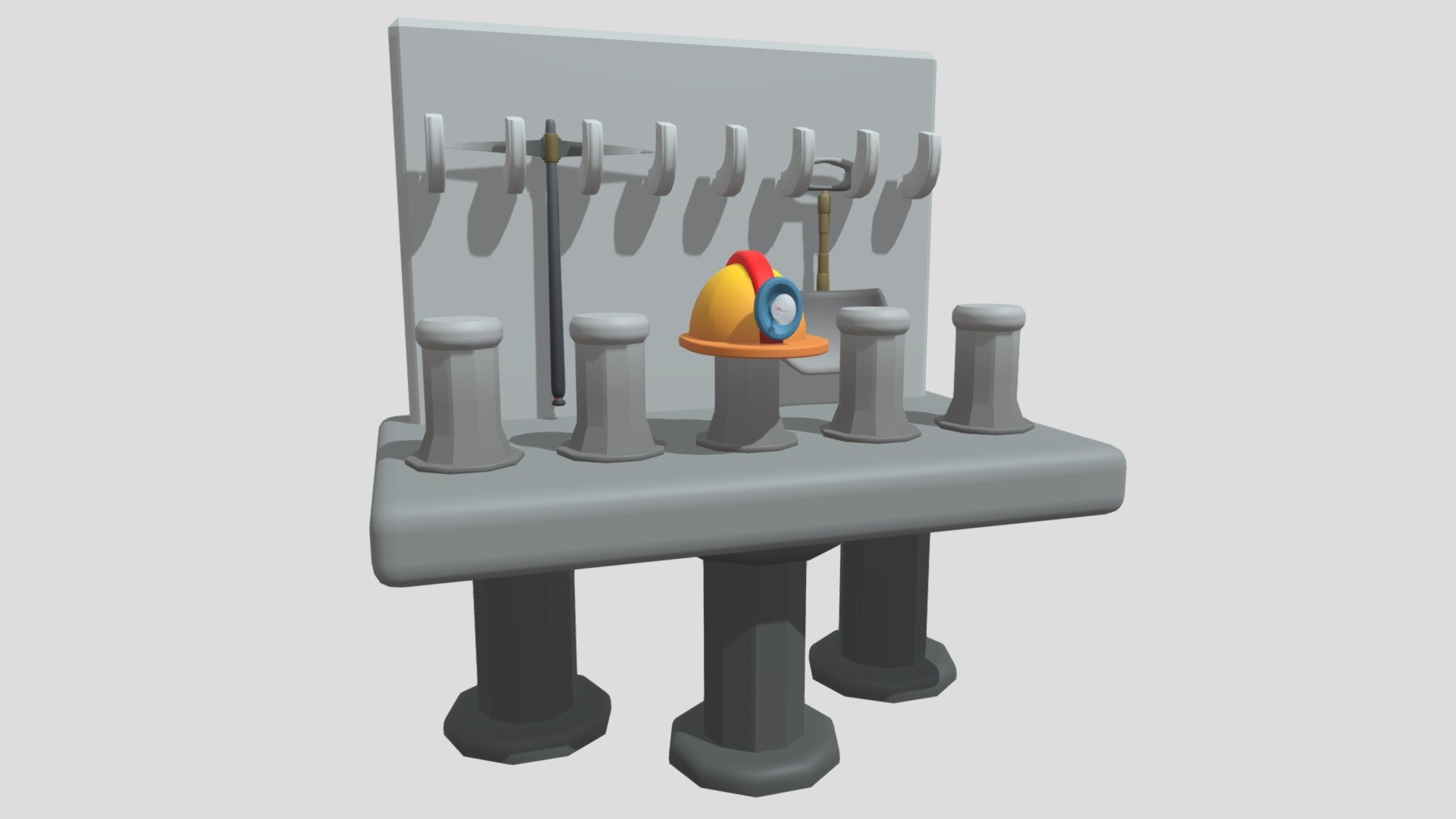 The Work Tool Bench - 3D model by Mr.Dan42 [a49a676] - Sketchfab