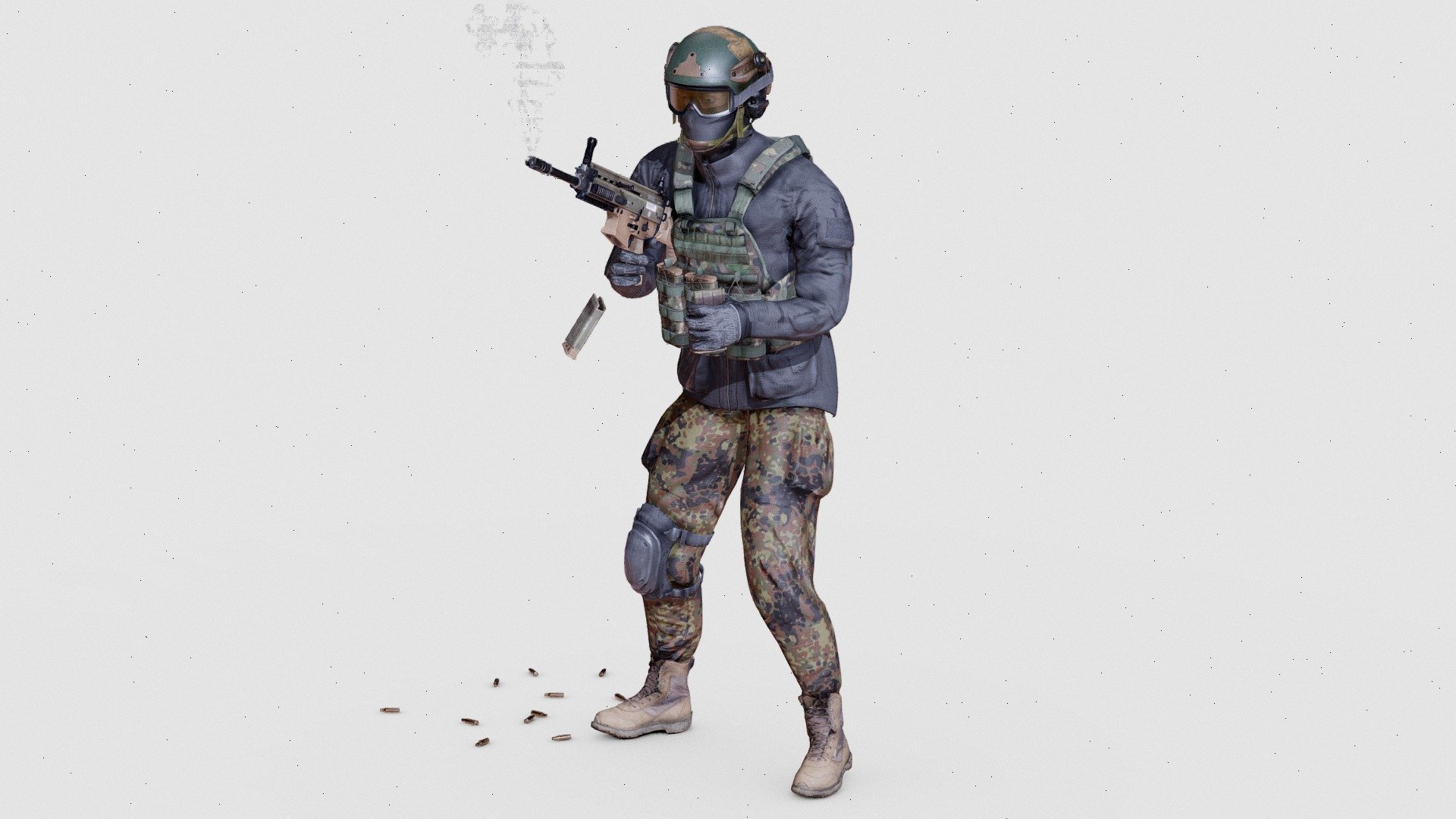 Private Military Contractor - Download Free 3D model by SpatialNeglect ...