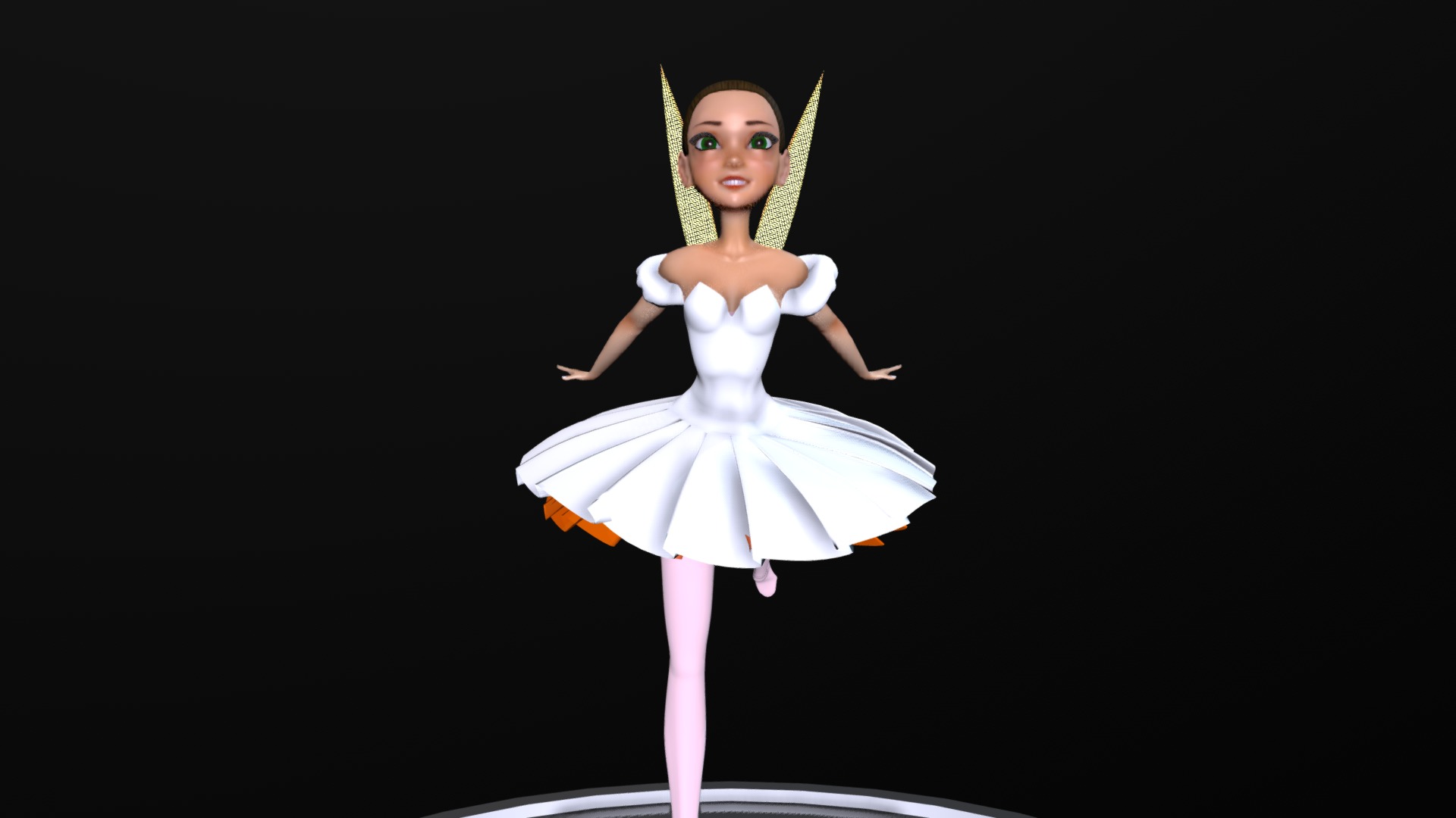 Ballet Dancer - 3D model by mano_wii [a49c919] - Sketchfab