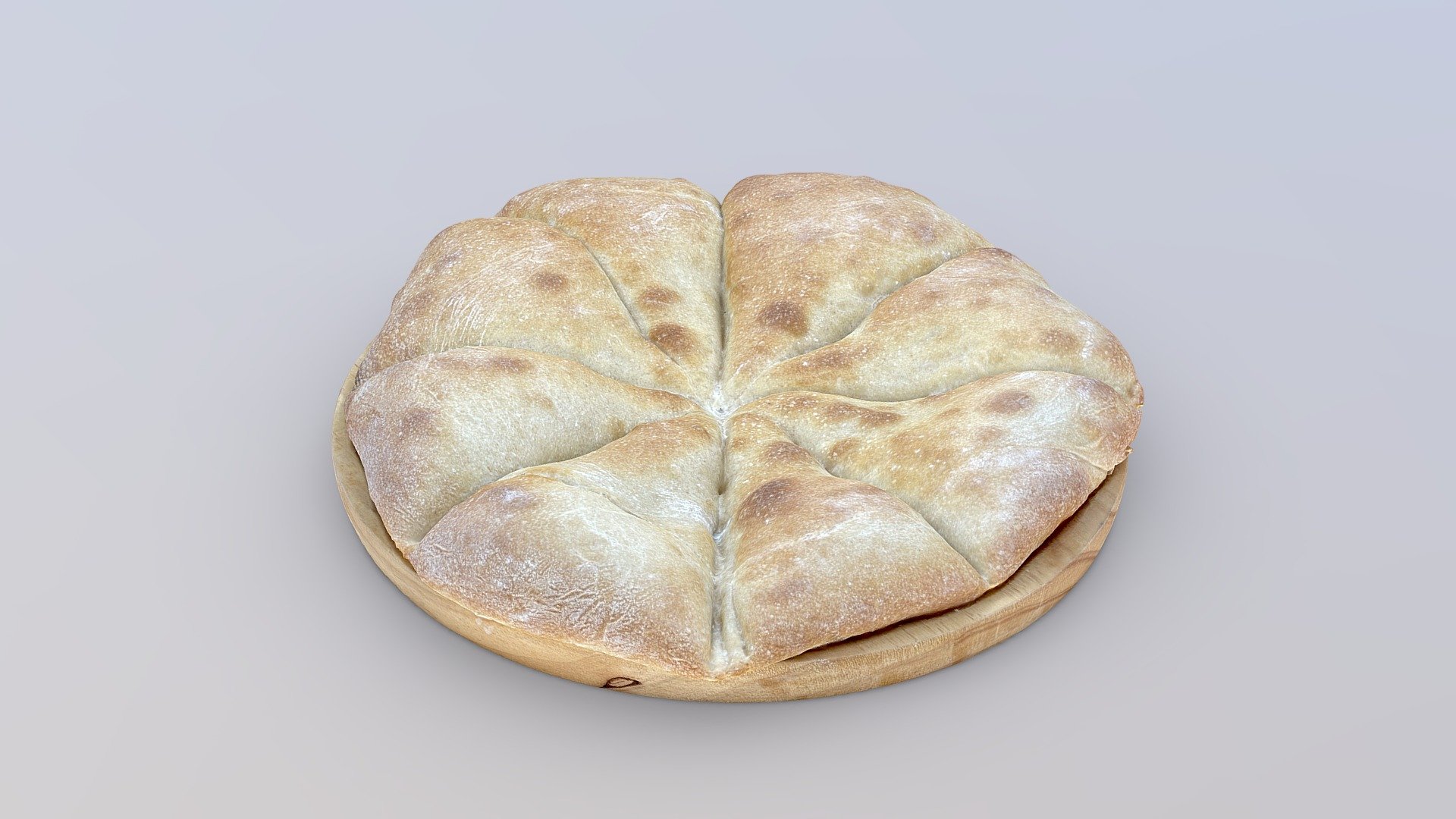 Panis Quadratus: Ancient Bread of Pompeii - 3D model by Zoltanfood ...