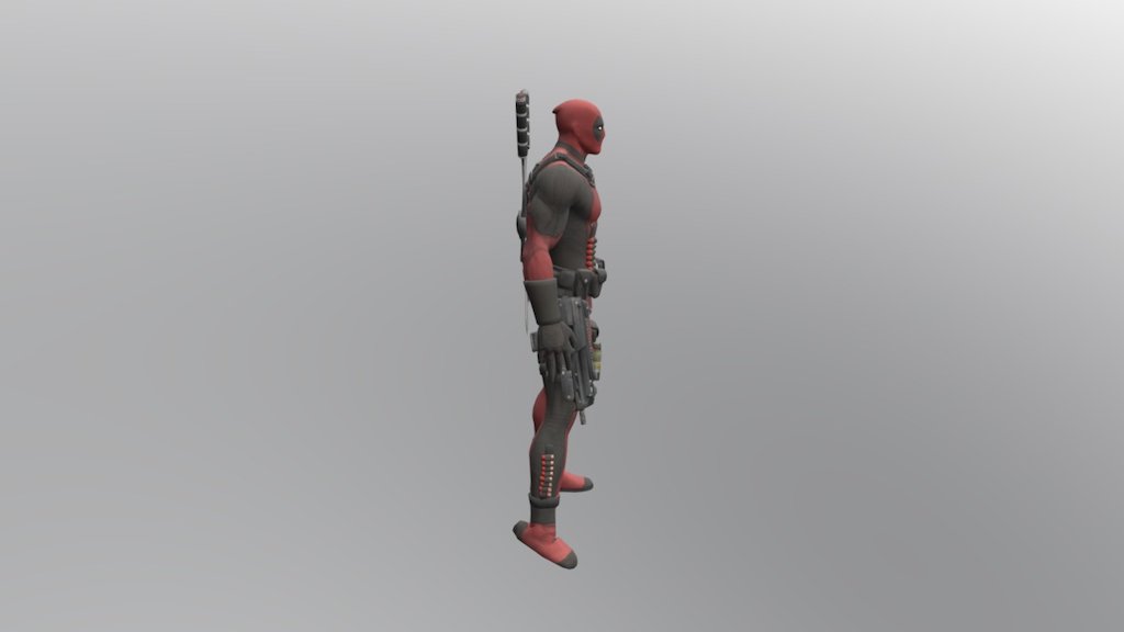 DEADPOOL - 3D model by Ted Lee (@loneleeclown) [a49e6b8] - Sketchfab