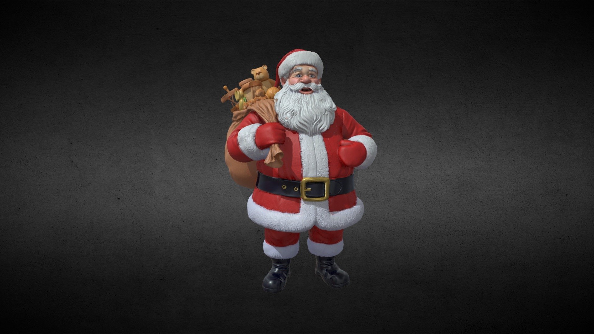 Santa Claus - Download Free 3D model by Waldemar Andrzej Dylewski ...