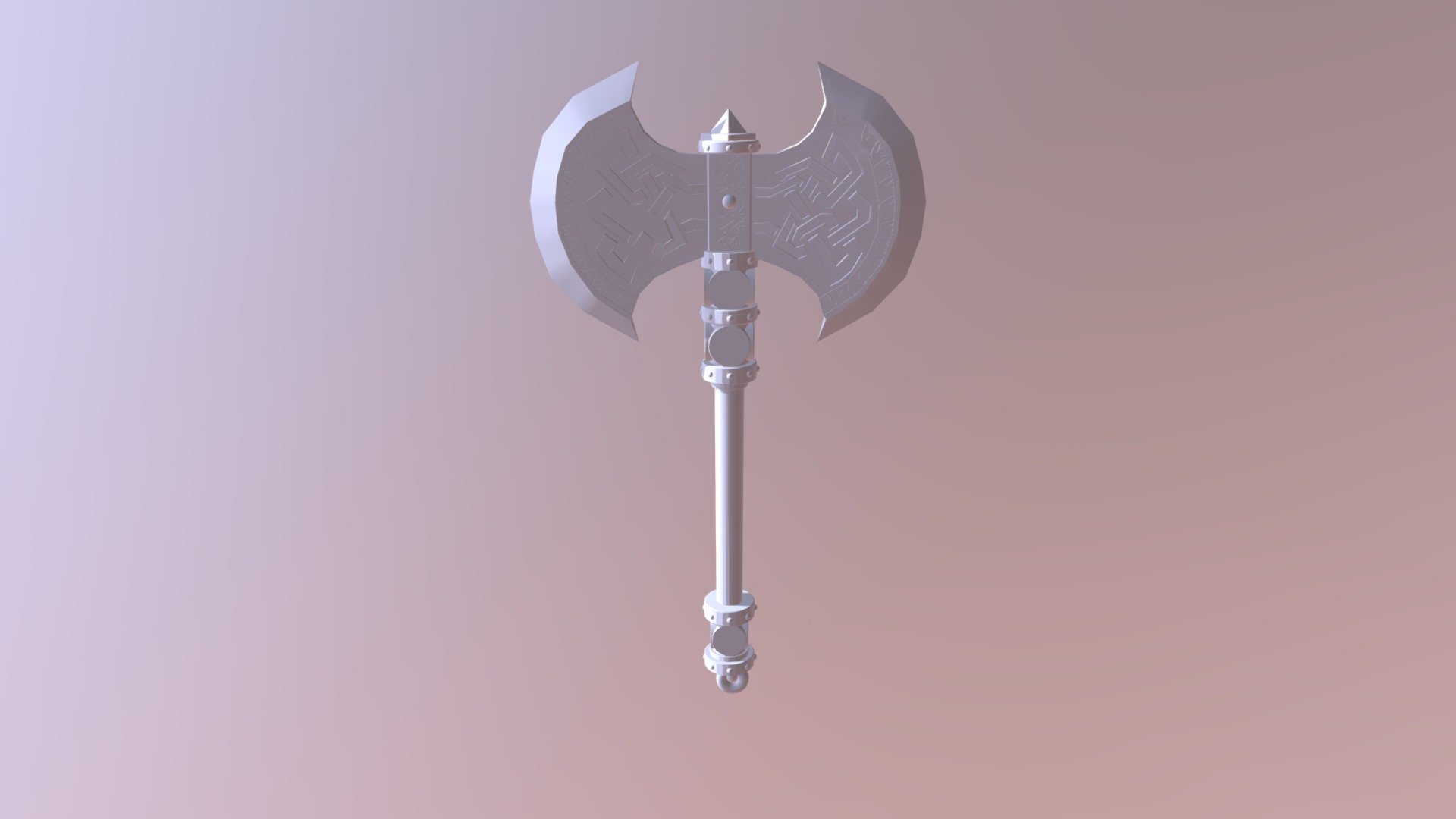 HIGH POLY AXE 2 - 3D model by Connoru2908 [a4a1ab9] - Sketchfab