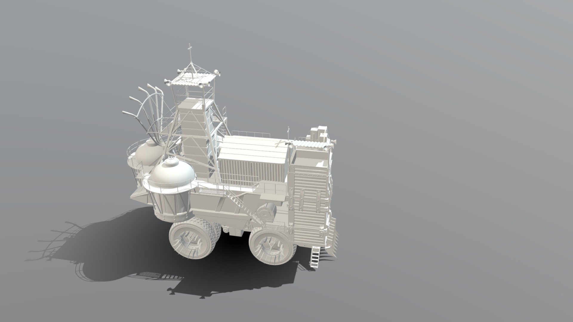 Mad Max Concept car - 3D model by baudoin [a4a2c02] - Sketchfab
