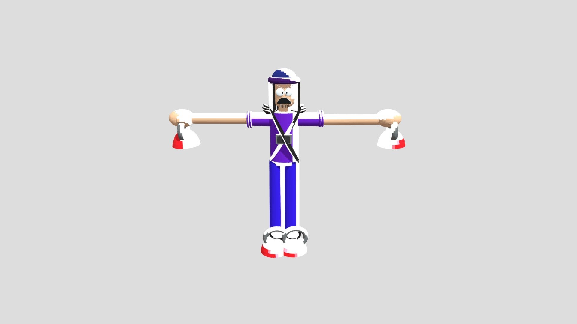 suction cup man with sucion cups (NO RIGS) - Download Free 3D model by ...