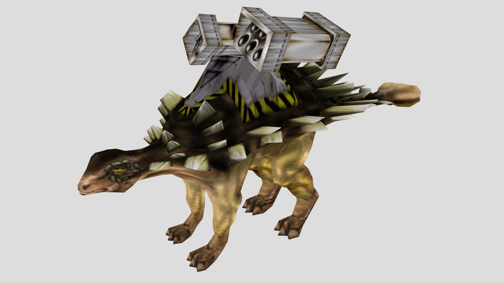 Turok: Evolution - Ankylosaurus, Tank Launcher - Download Free 3D model ...