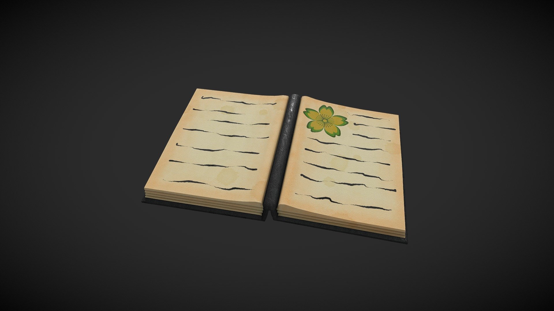 Witch's Open Book - Buy Royalty Free 3D model by Jake6665 [a4a59d9 ...