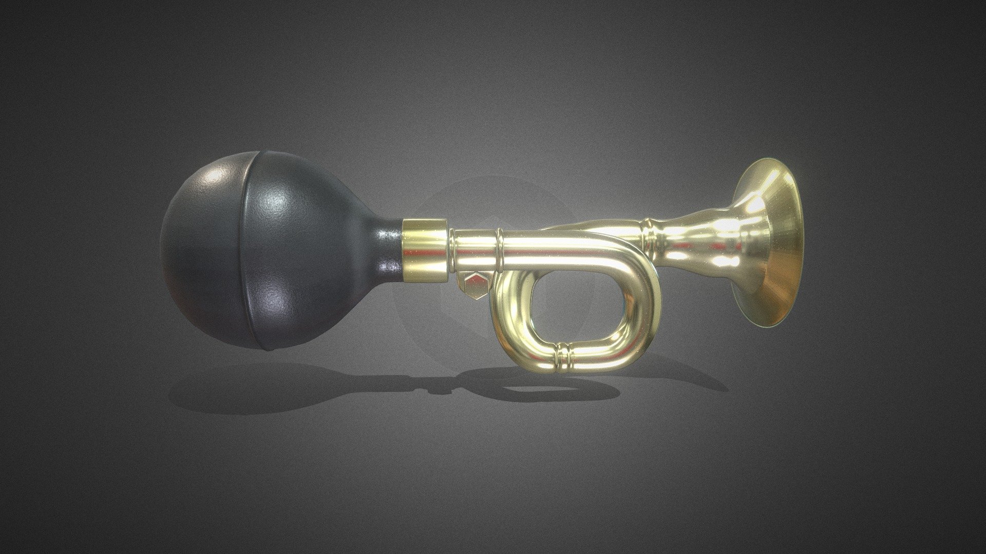 wind horn - musical instrument - 3D model by The Black Hole (@thakdani ...