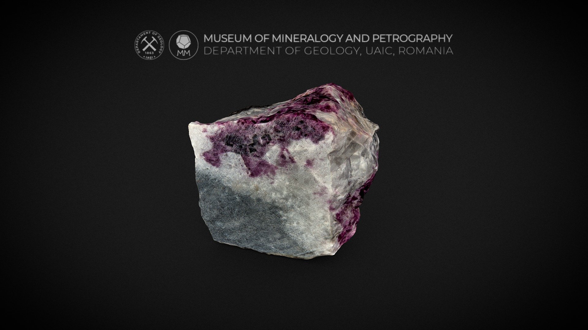 Purple Fluorite (Fluorspar) from DR Congo - 3D model by Museum of ...