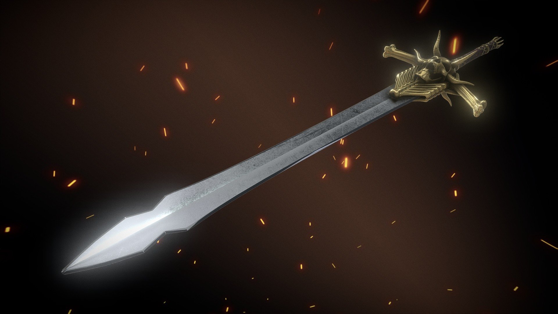Rebellion sword (Devil may cry series) - Buy Royalty Free 3D model by ...