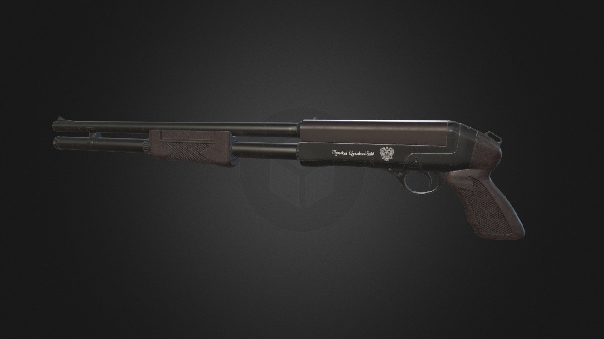 Pump shotgun TOZ 194 - 3D model by Aleksey Sidorenkov (@AlexStone_3d ...