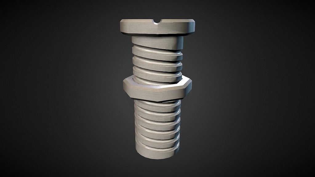 Screw_1 - 3D model by zorantns [a4a81a8] - Sketchfab