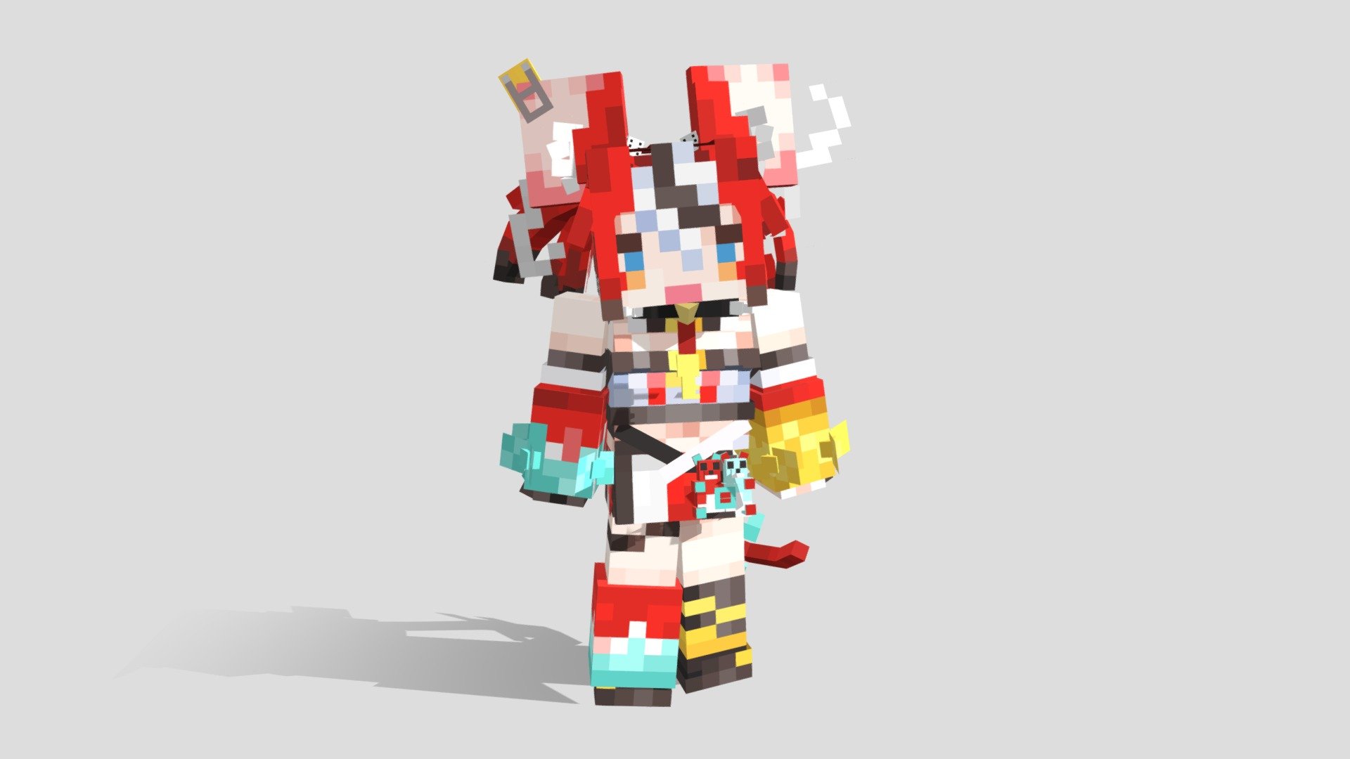 Hakos Baelz 2.0 (Download) - 3D model by NekuroMC [a4a895b] - Sketchfab
