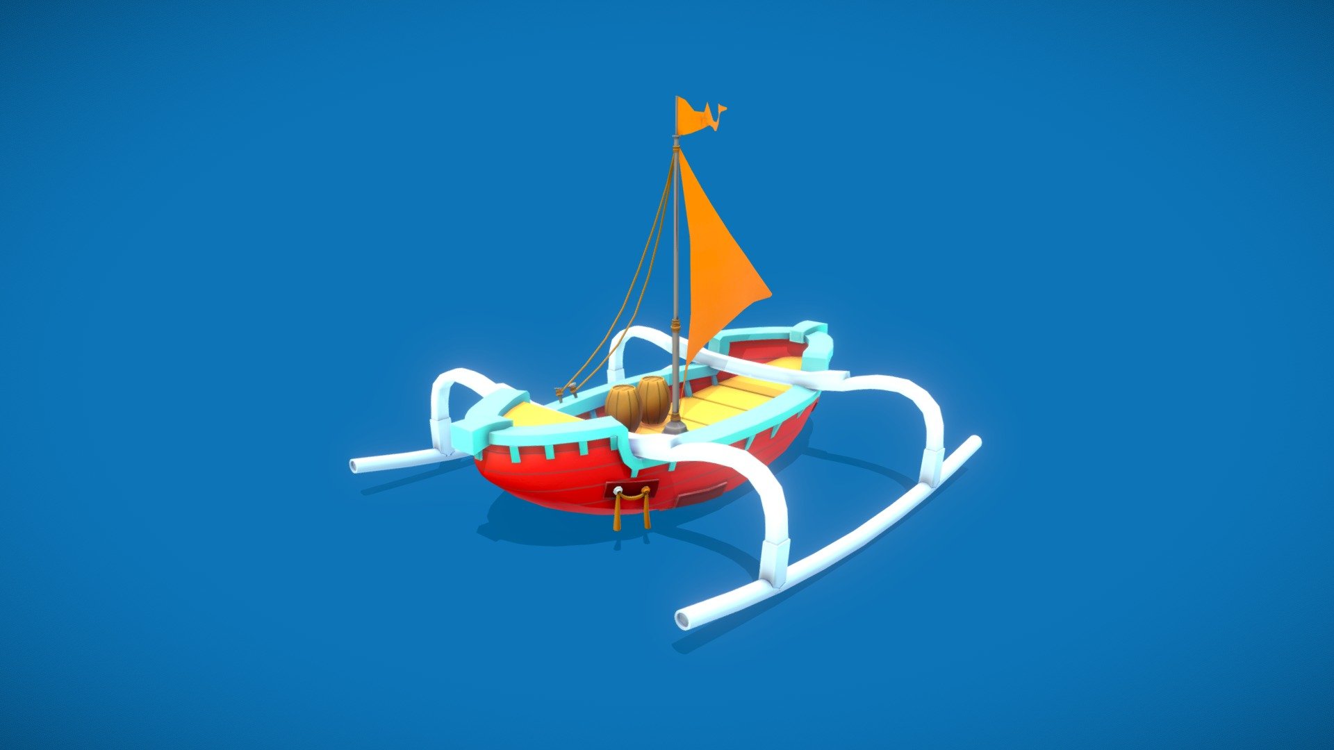 Traditional boat Stylized - Download Free 3D model by Kyyy_24 ...