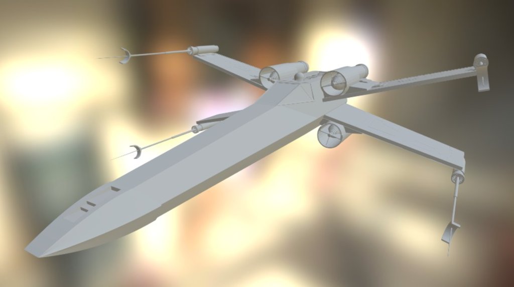 X Wing - 3D model by haselhoff87 [a4a9925] - Sketchfab