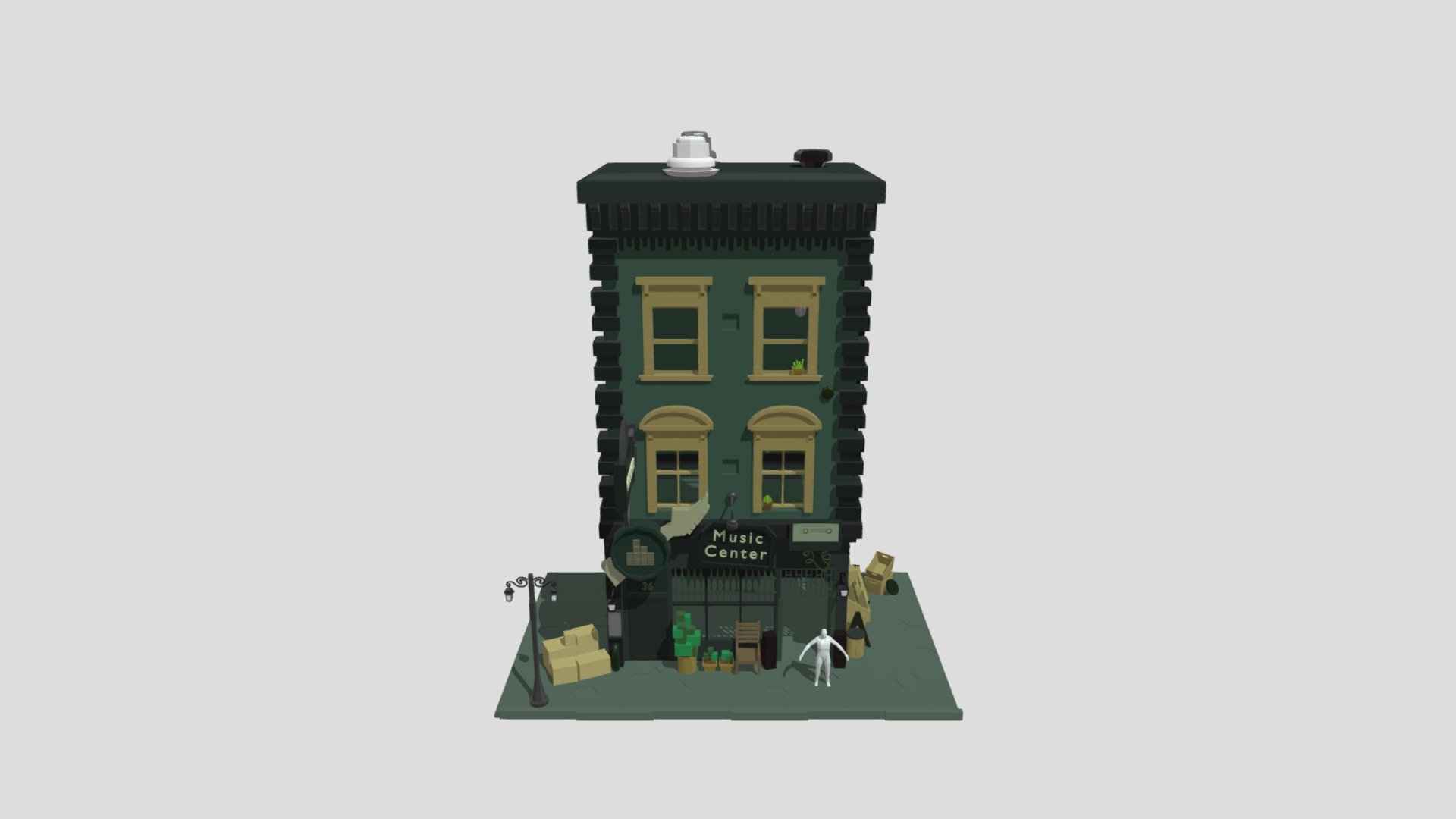 Edificio - 3D model by qq2247566422 [a4abe7e] - Sketchfab