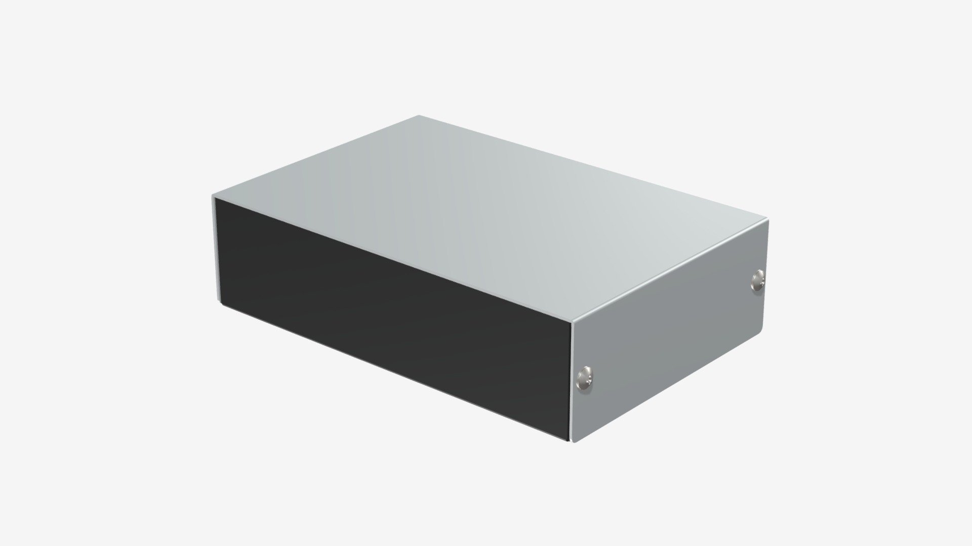 FLAT ALUMINUM ENCLOSURE - YM series - 3D model by takachitec5 [a4ac8d0 ...