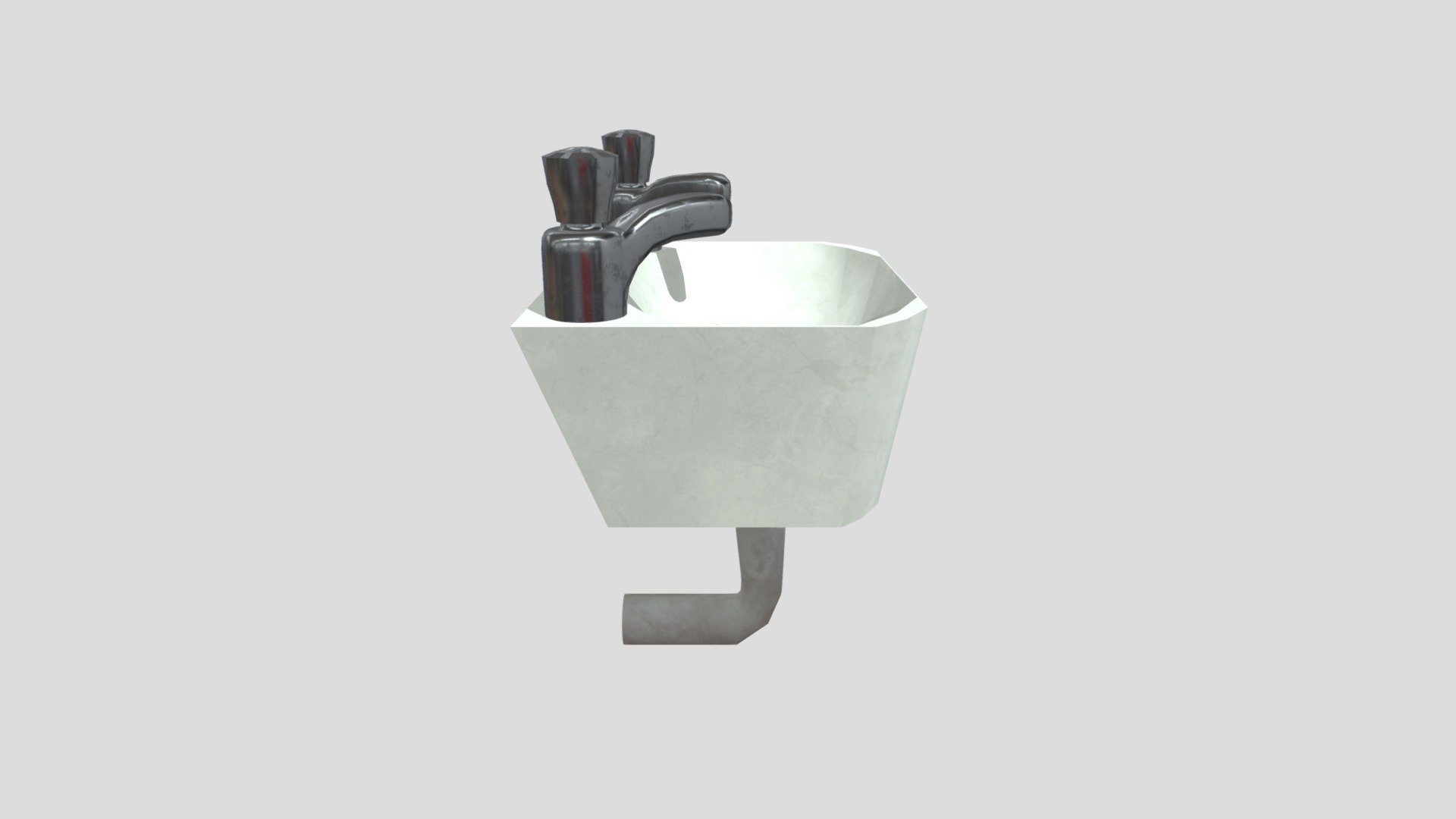 Hand wash basin - 3D model by A.Sargent73 [a4ac9f4] - Sketchfab