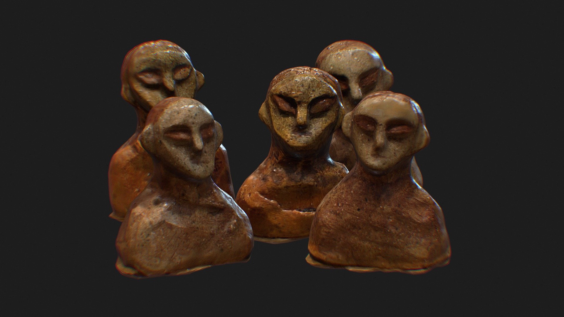 Monument to the Five Good Samurai [五良侍の記念碑 ] - 3D model by soniclay ...