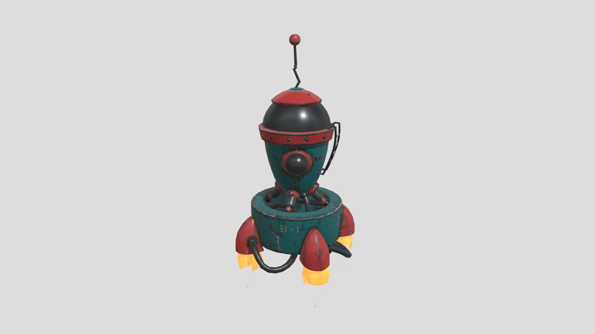 3D - ROCKET - Download Free 3D model by sanmithadissanayke100 [a4ae3c9 ...