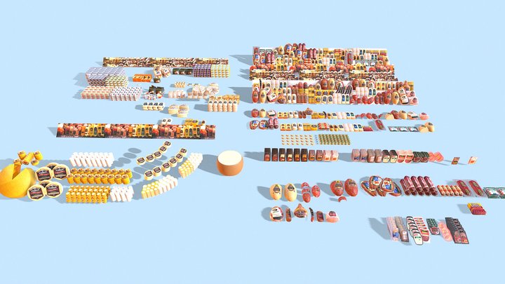 Pack 3D models - Sketchfab