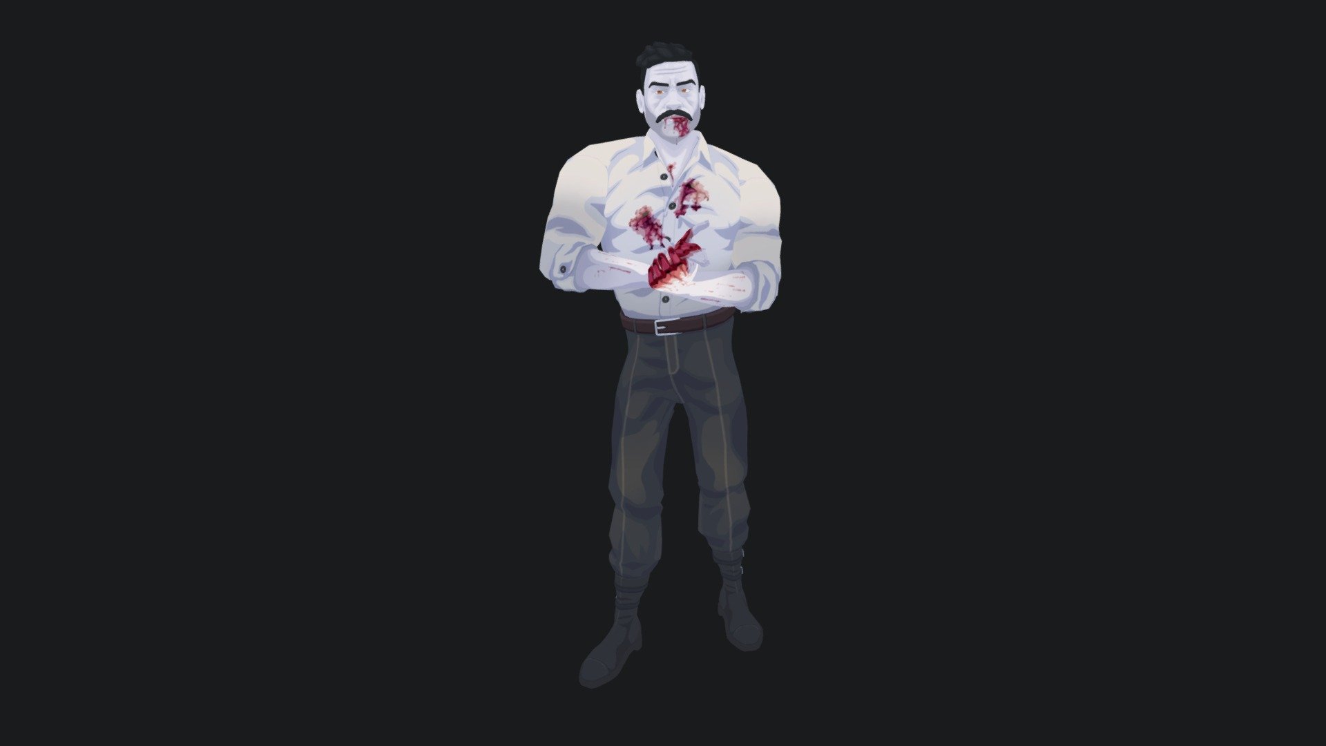 Vampire Gangster - 3D model by Miketo [a4b0289] - Sketchfab