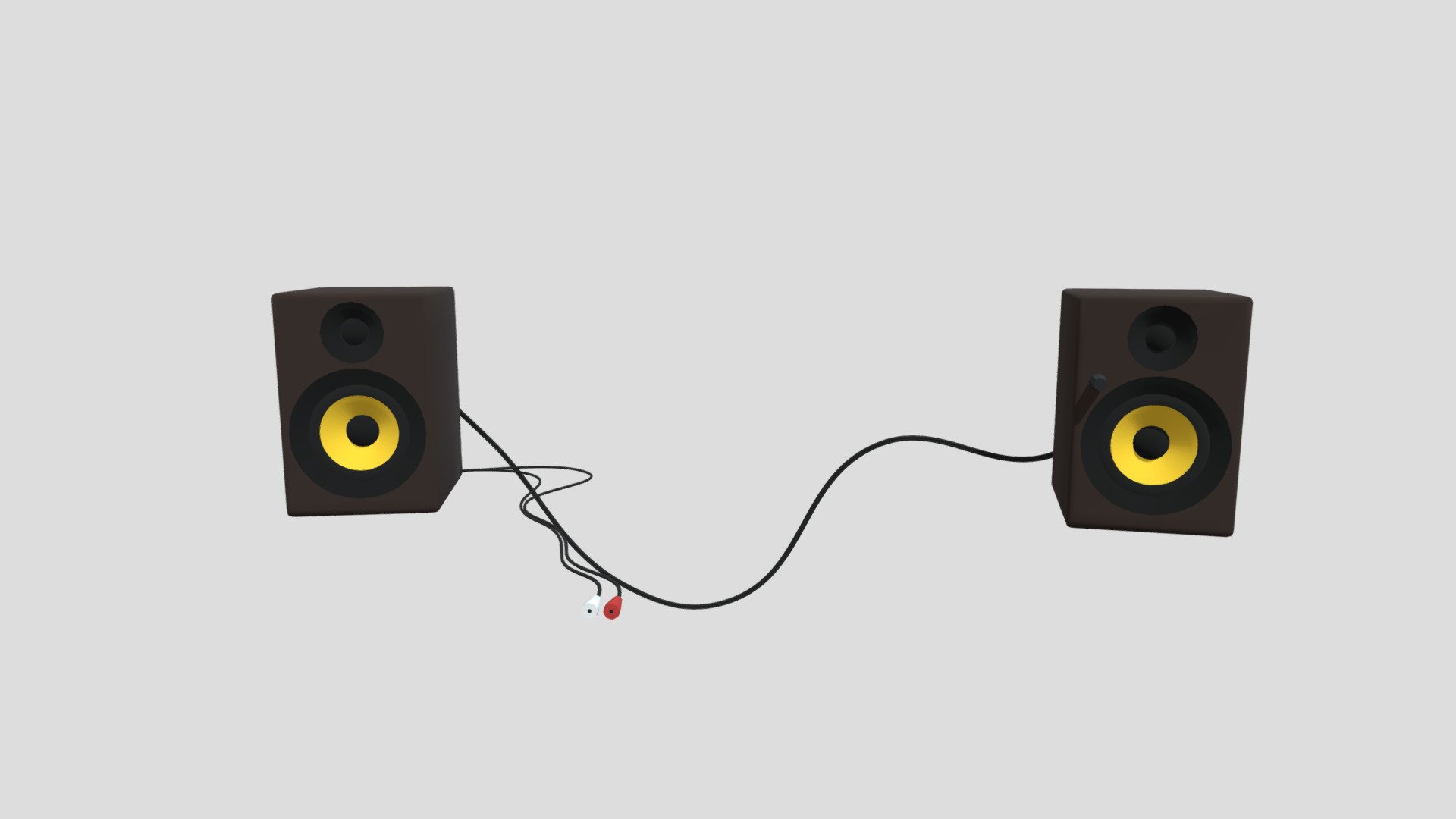Monitor Speakers - 3D model by GloomyNeevee (@Neevee) [a4b0cea] - Sketchfab