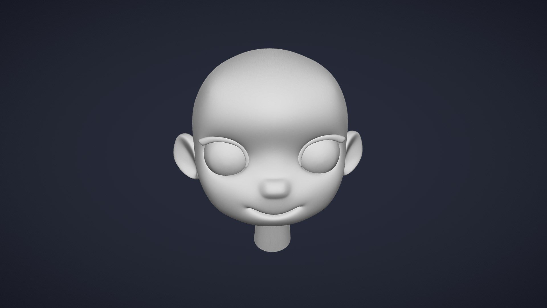 Basic Character Head - Download Free 3D model by Mery (@mery3d) [a4b2fe3] - Sketchfab