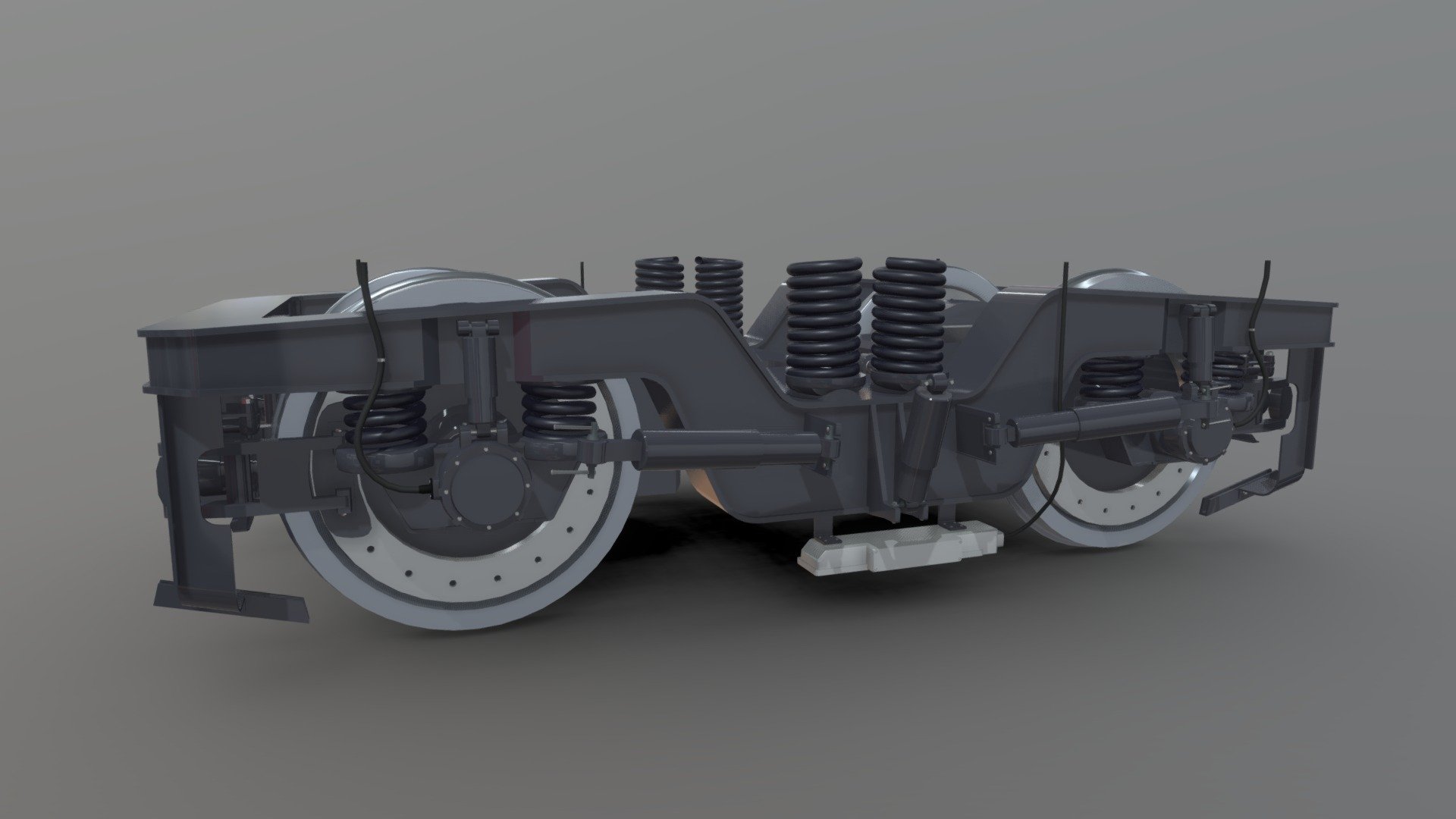 Locomotive Bogie - Download Free 3D model by Voynaroveech [a4b37d2 ...