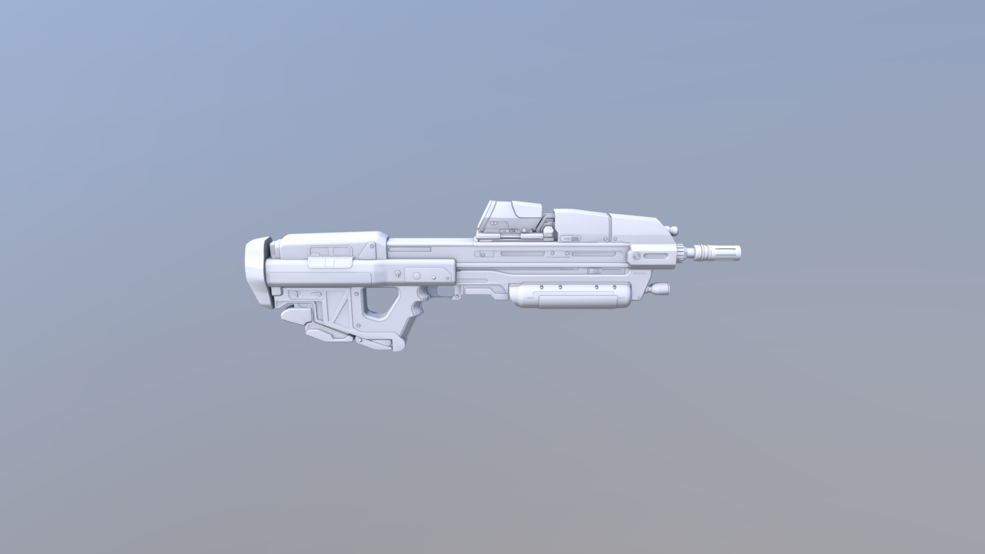 Halo Reach MA37 Assault Rifle Fan Art - 3D model by Phoenix3D [a4b4744 ...