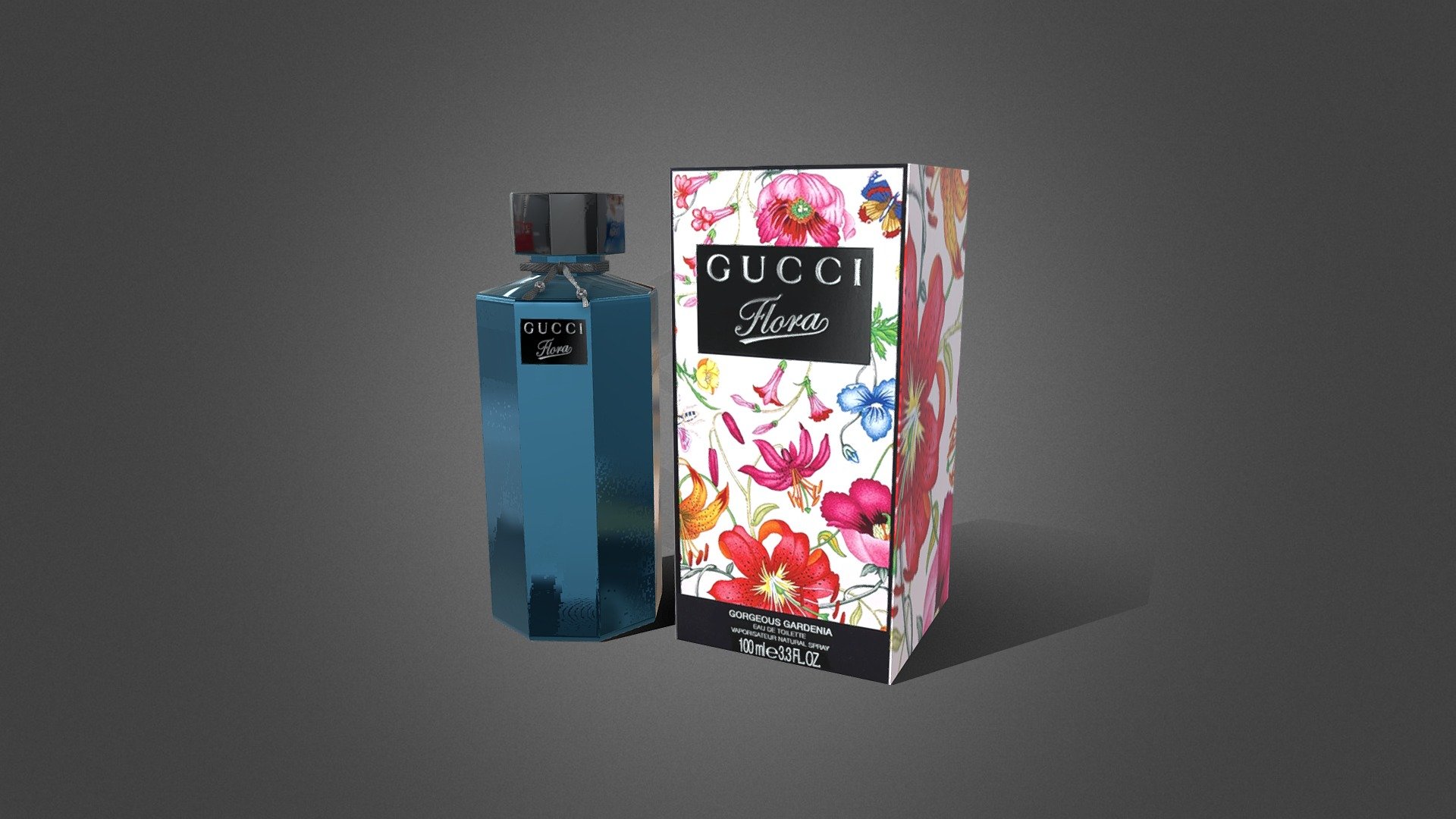 GUCCI perfume - 3D model by milaha (@elenakozlova479) [a4b5656] - Sketchfab