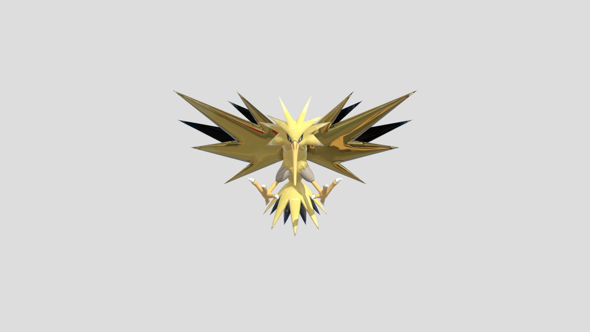 Zapdos - Download Free 3D model by 31schrci [a4b59b0] - Sketchfab