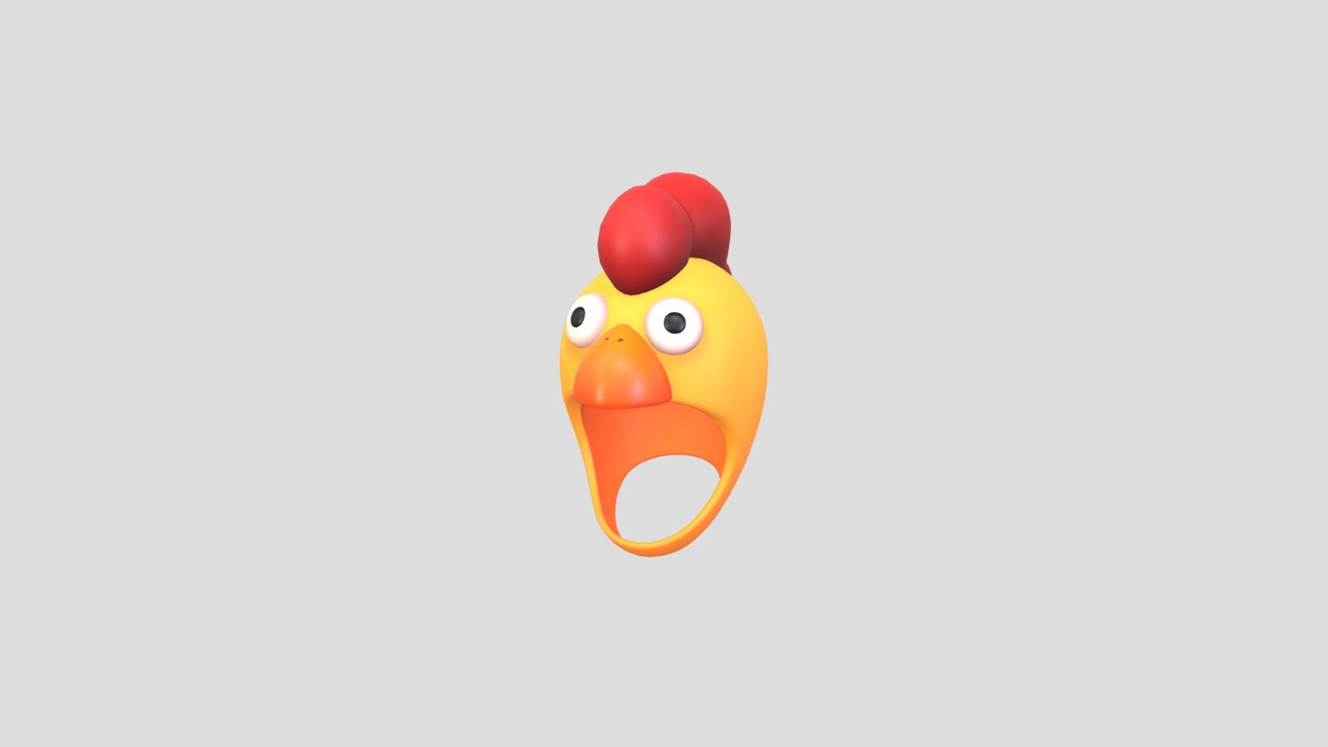 Prop216 Chicken Hat - Buy Royalty Free 3D model by BaluCG [a4b78a4 ...