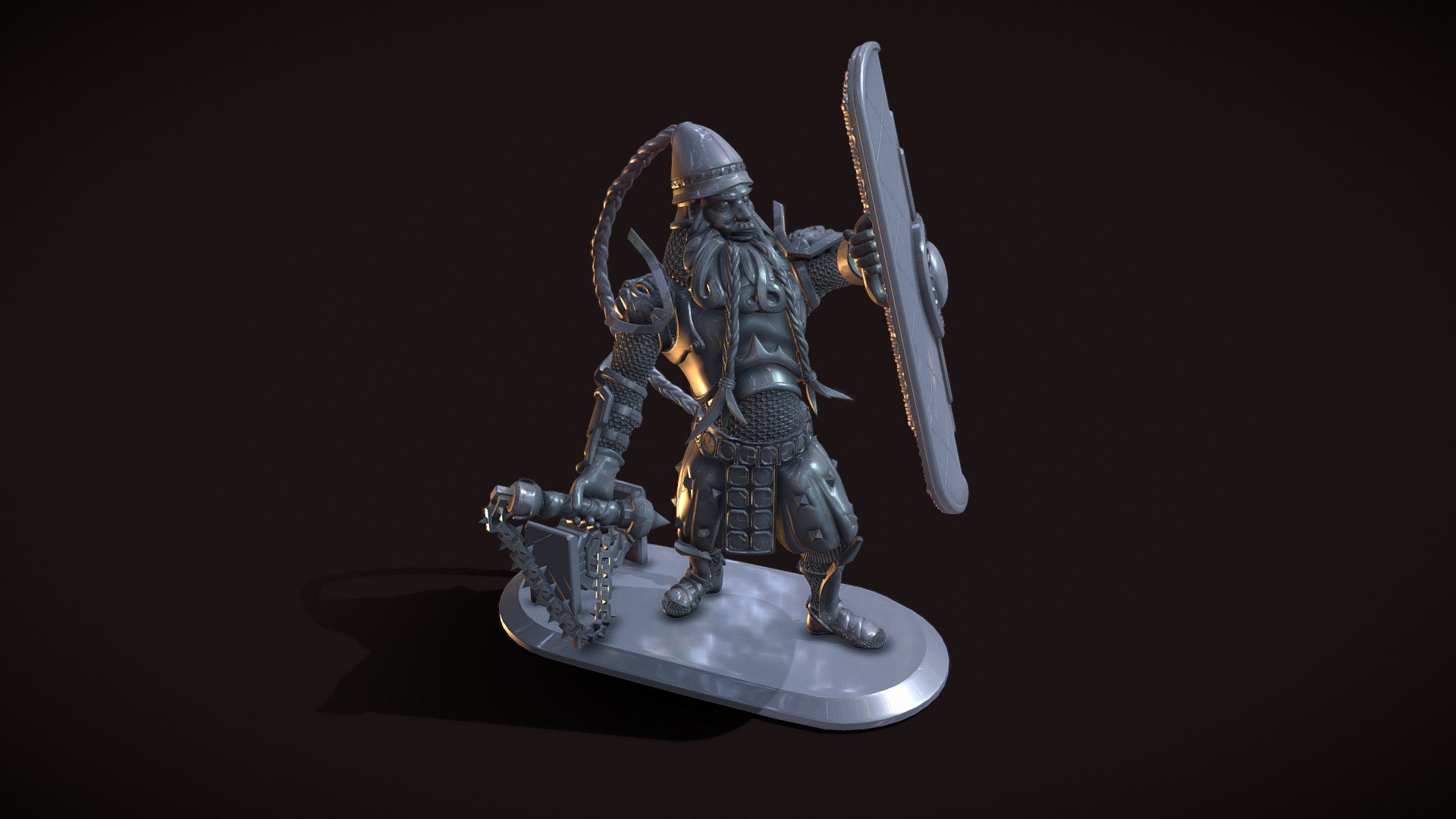 Dwarf_RoyalGuard_3DPrintable_FREE! - Download Free 3D model by Alexandr ...