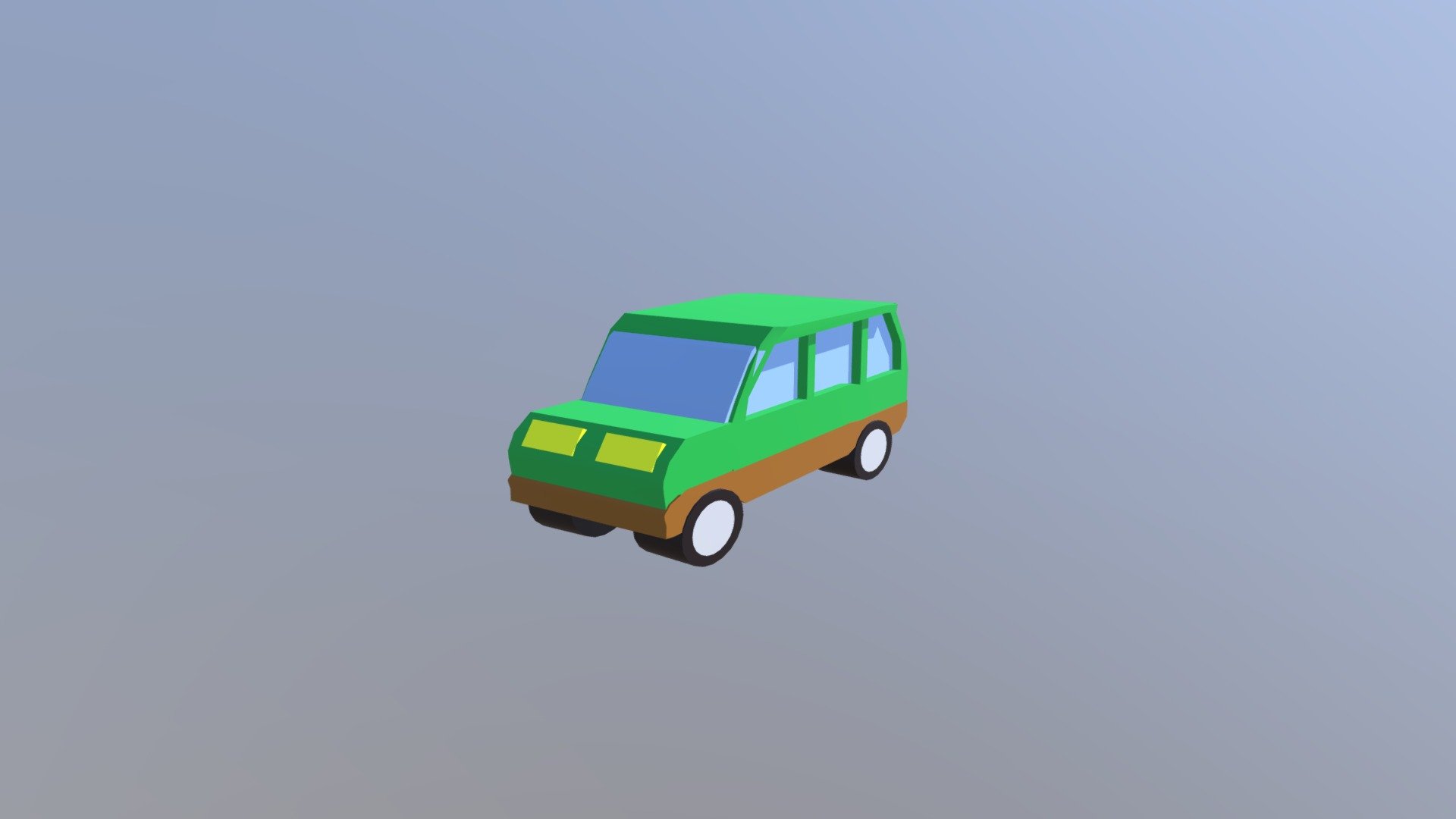 3d low poly mini bus - Download Free 3D model by World of 3d (@nbob7617 ...