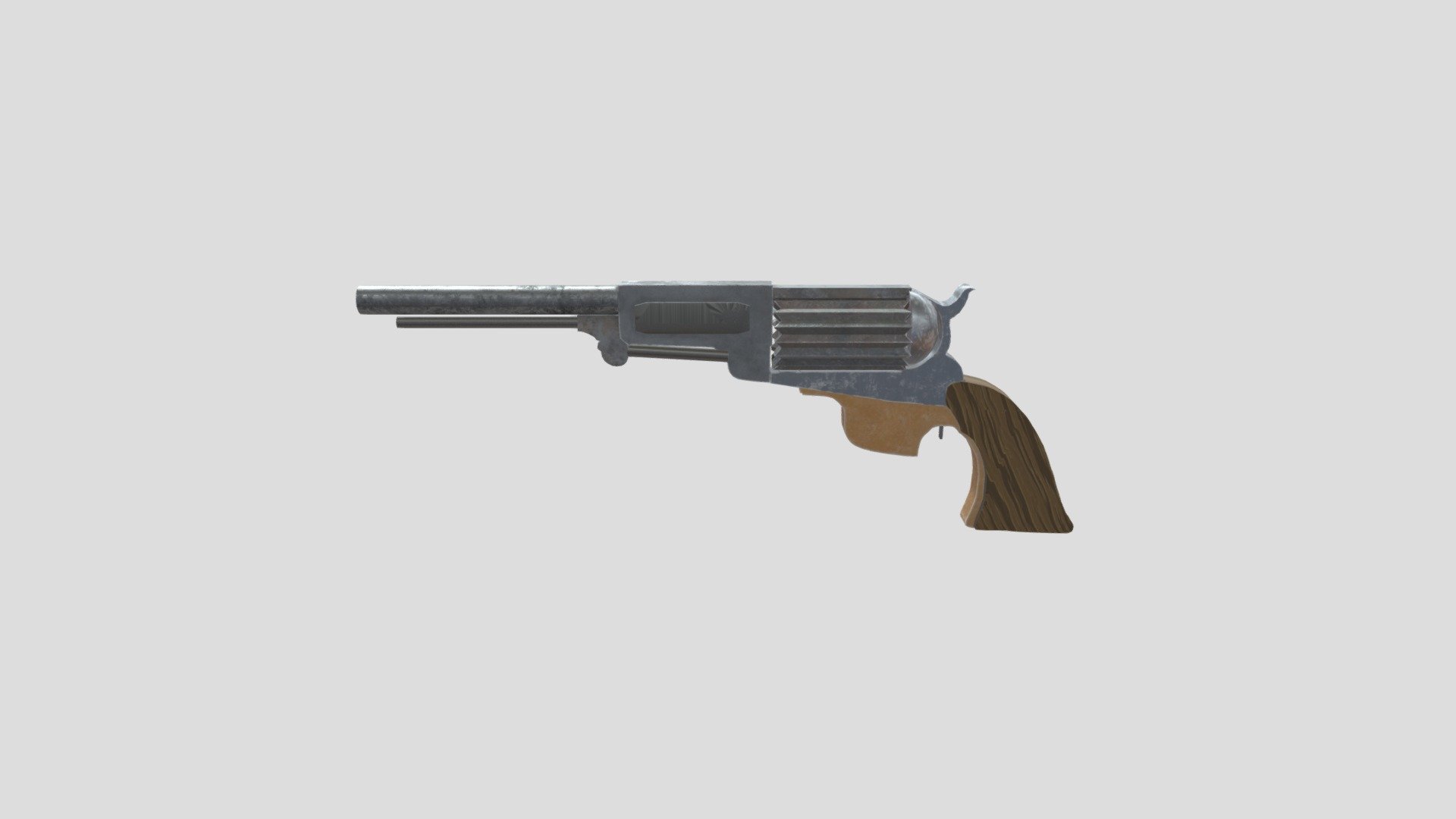 Stylized Revolver - 3D model by Anton.Kasian.Edberg [a4ba598] - Sketchfab