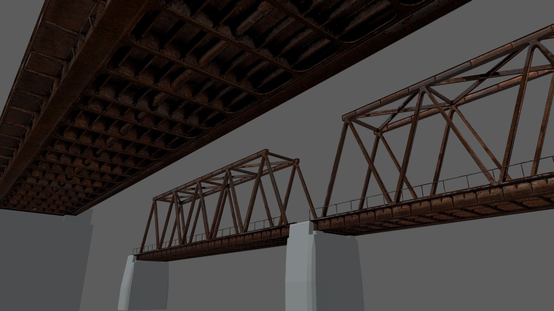Railway viaduct - 3D model by Zevres (@JakubKamelski) [a4ba804] - Sketchfab