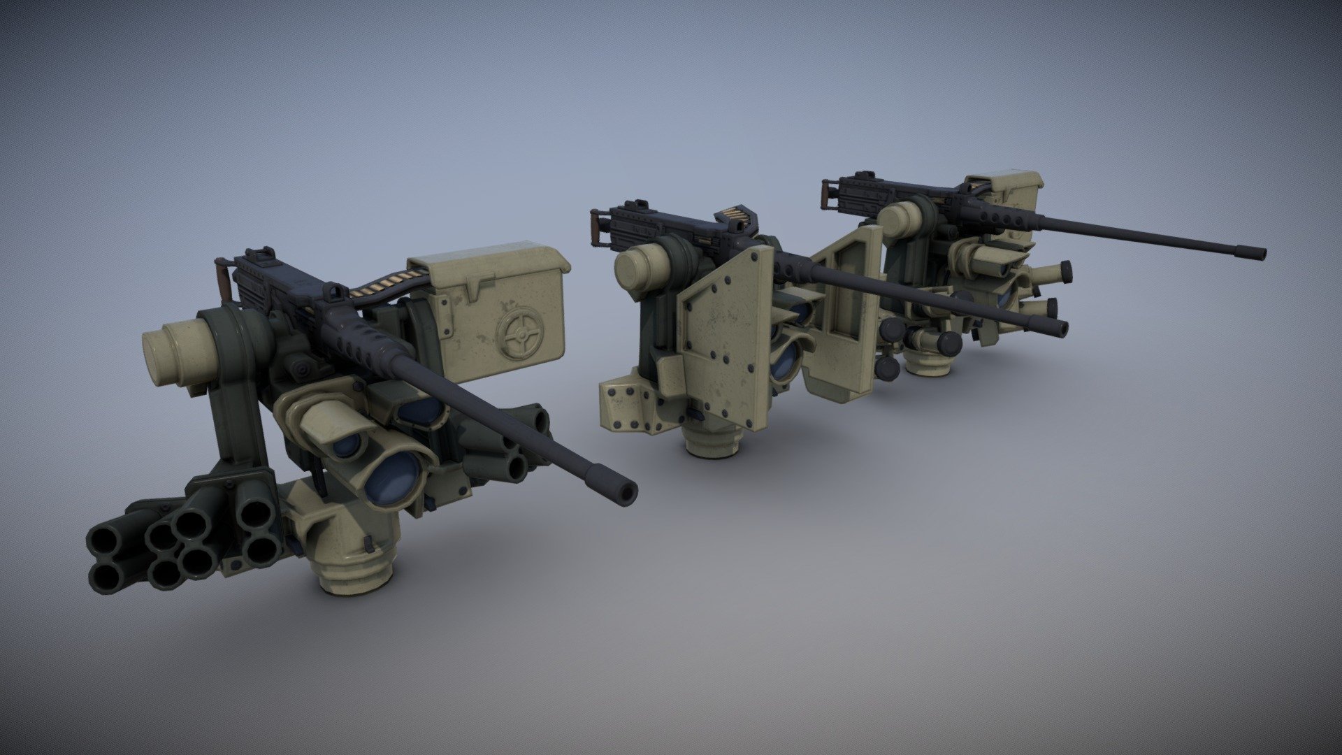 M153 CROWS II (MIXED) - 3D model by TSB3DMODELS [a4bc01a] - Sketchfab