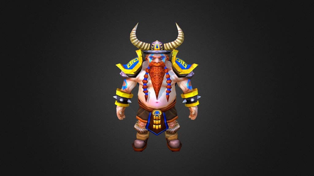 Dwarf Low Poly - 3D model by leonardo Peralta (@leonardoincba) [a4bd1f5 ...