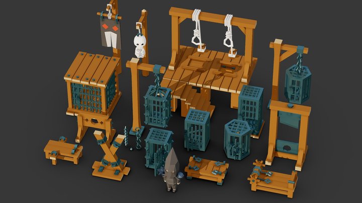 Prison 3D models - Sketchfab