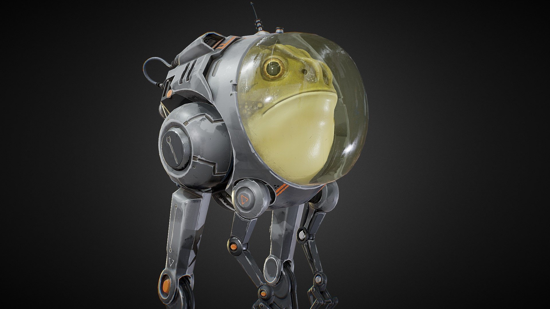 Sci-fi Toad - Download Free 3D model by YuryTheCreator [a4beb5c ...